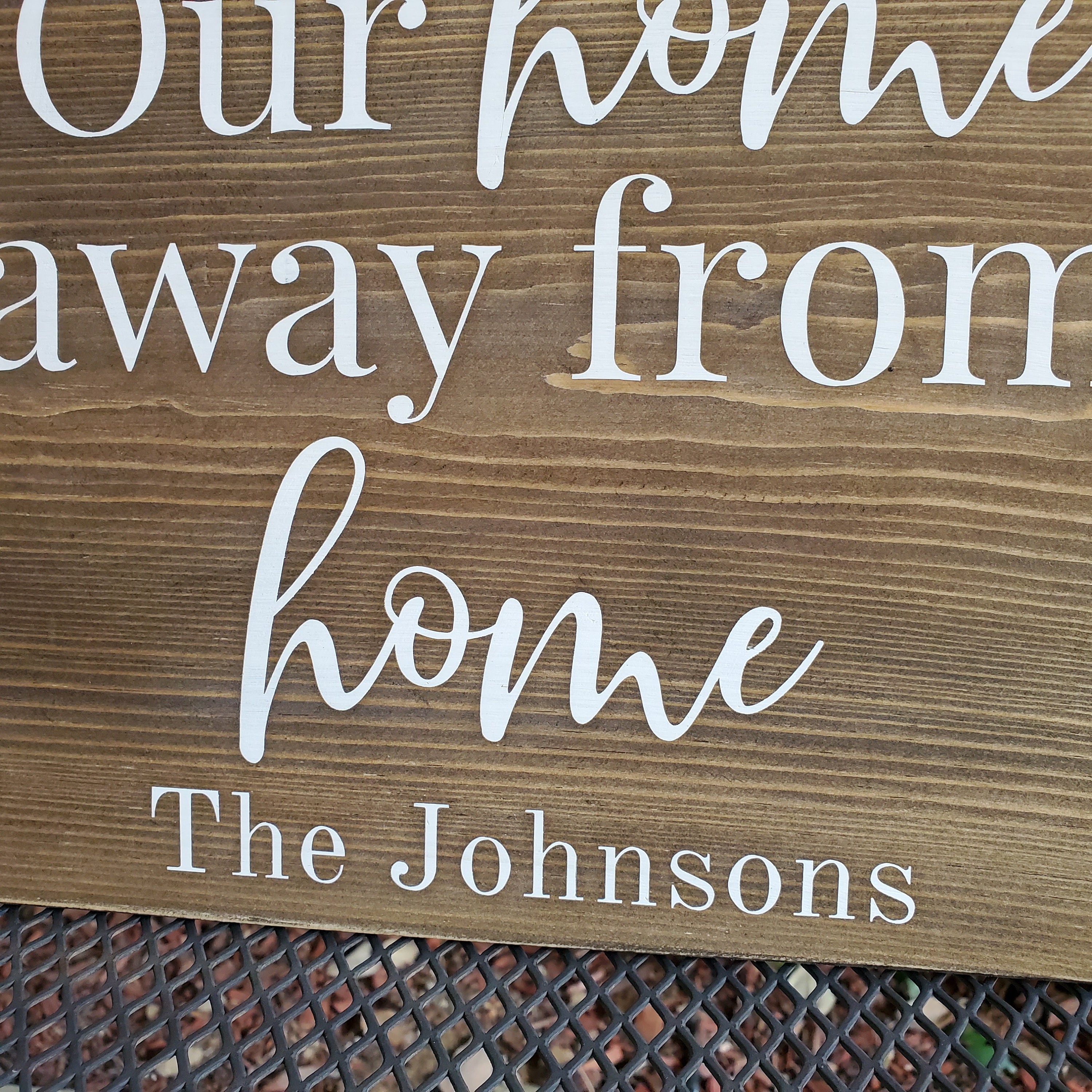 Home Away From Home Wood Sign. Our Home Away From Home - Etsy