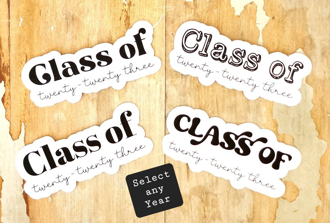 Graduation Stickers for Senior Sticker Senior Decals Class of - Etsy