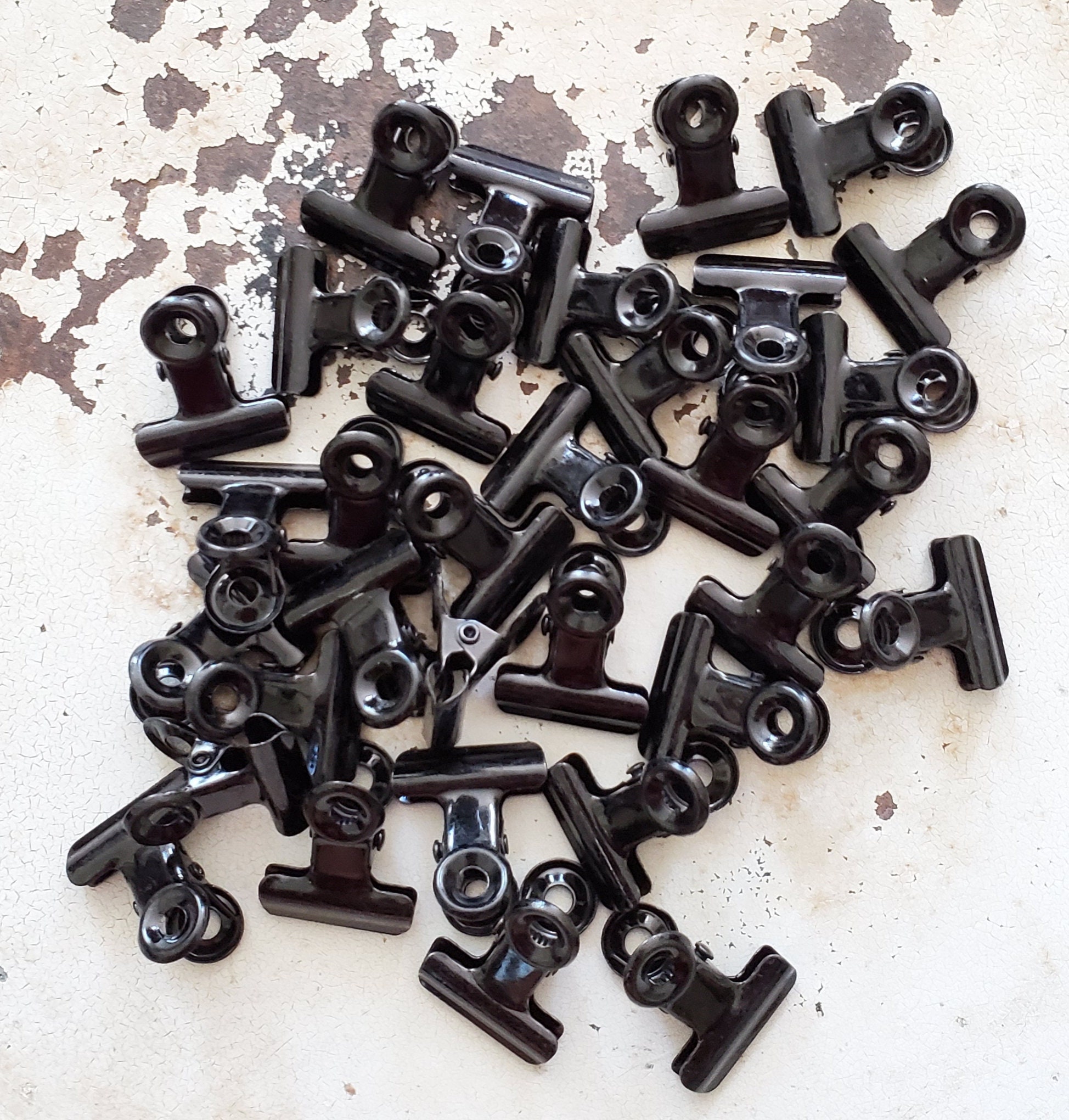 Mini Bulldog Clip Vintage Inspired Clip Binder Clip Industrial - Etsy