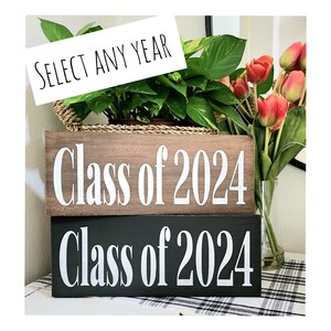 Class of 2024 Sign Rustic Senior Sign Senior Year Photo Prop Rustic ...