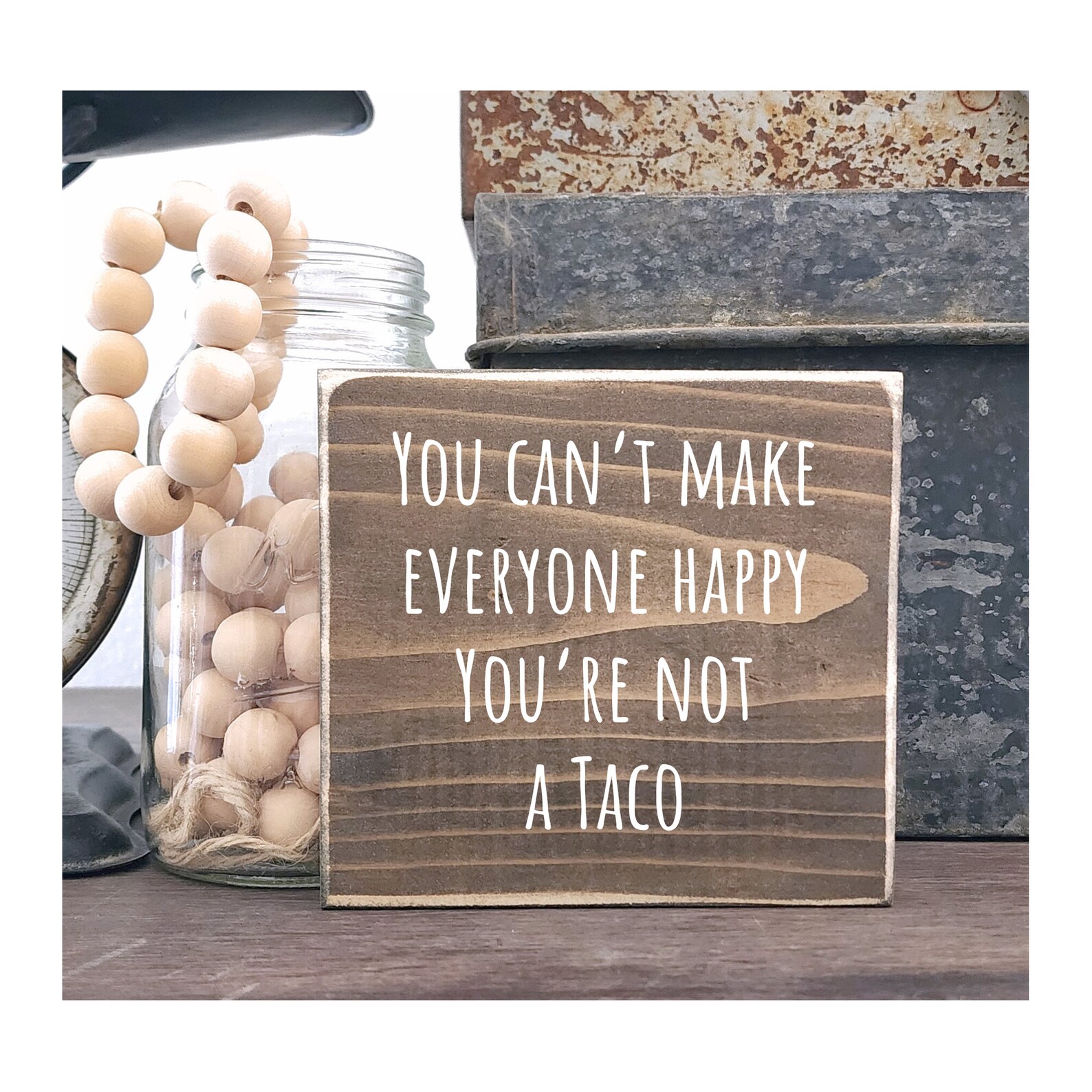 Taco Sign Funny Taco Sign for Kitchen Signs Taco Tuesday Sign You Can't ...
