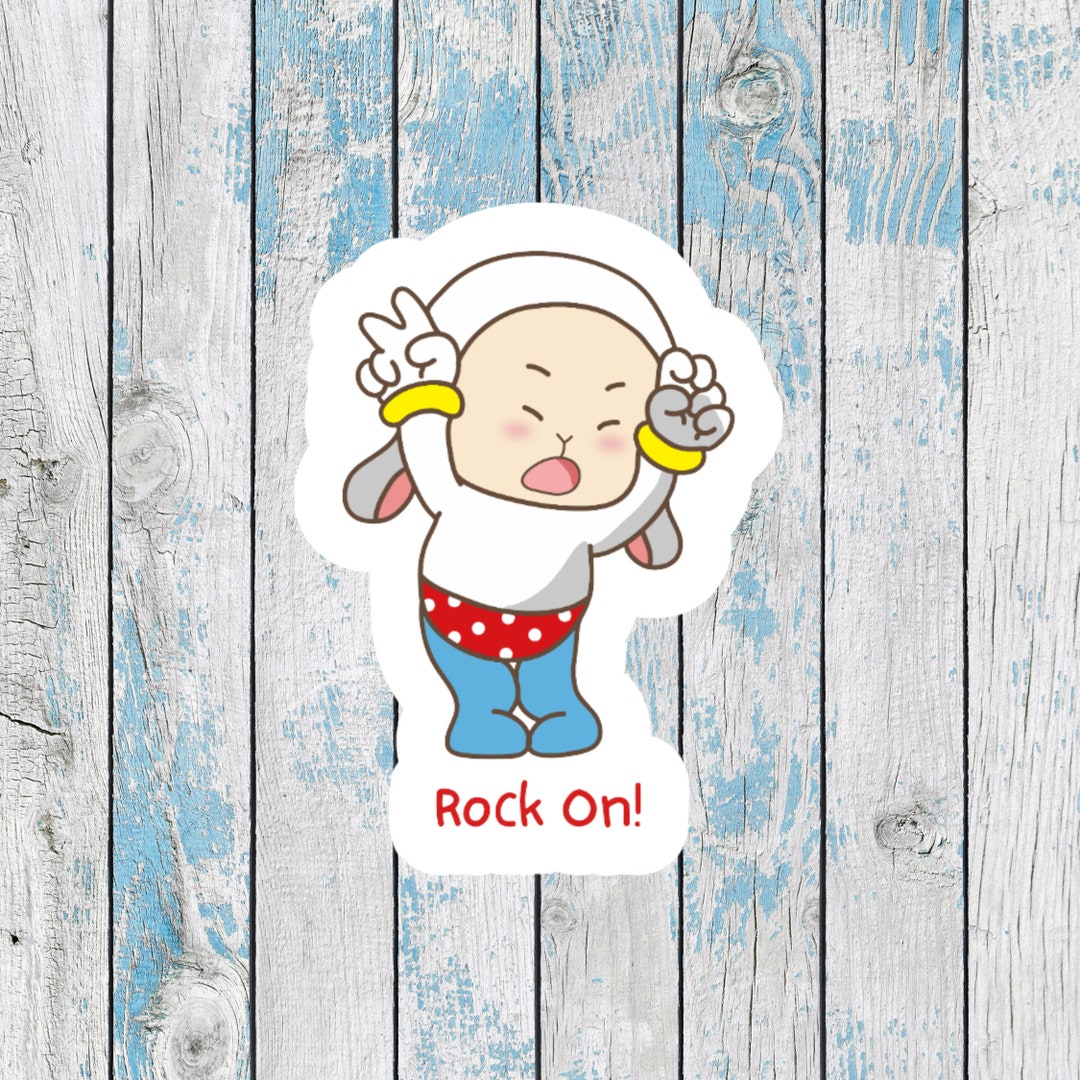 Rock on Sticker for Graduation Stickers for Senior Stickers Bunny ...
