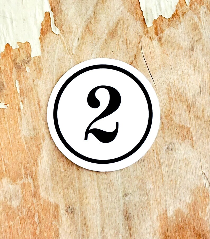 Advent Calendar Numbers for Christmas Calendar Round Tags - Etsy