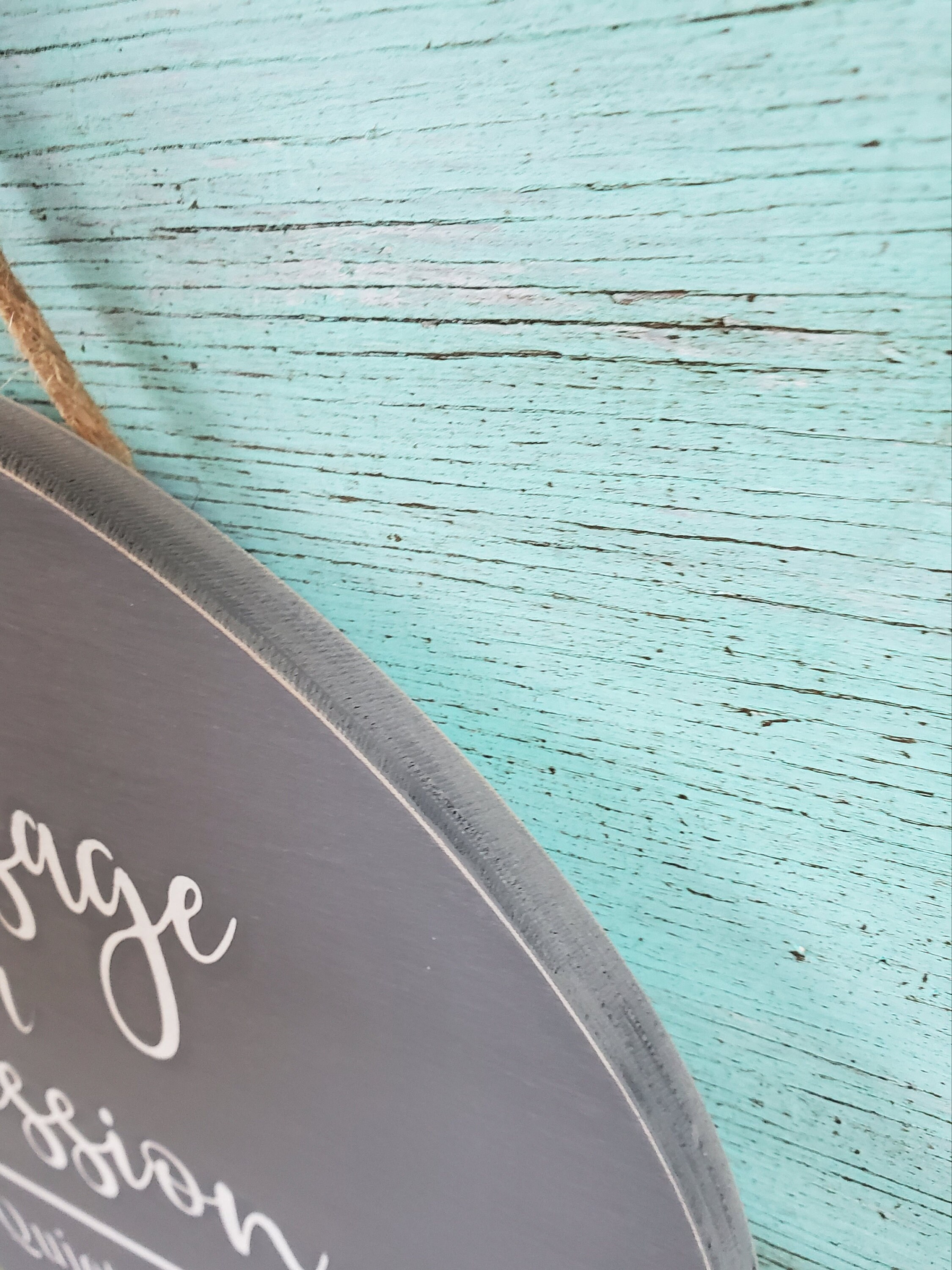 Spa Service in Session Sign Quiet Please Sign Round Welcome | Etsy