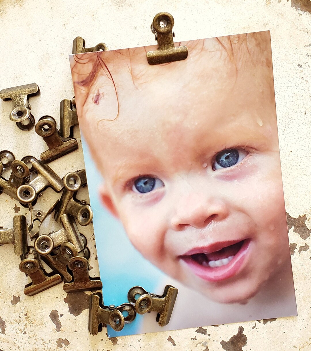 Mini Bulldog Clip Vintage Inspired Clip Binder Clip Industrial Bulldog ...