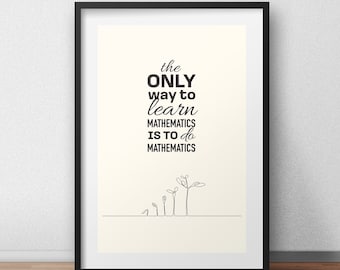 Math Digital Print Digital Math Art Classroom Poster Includes Multiple ...