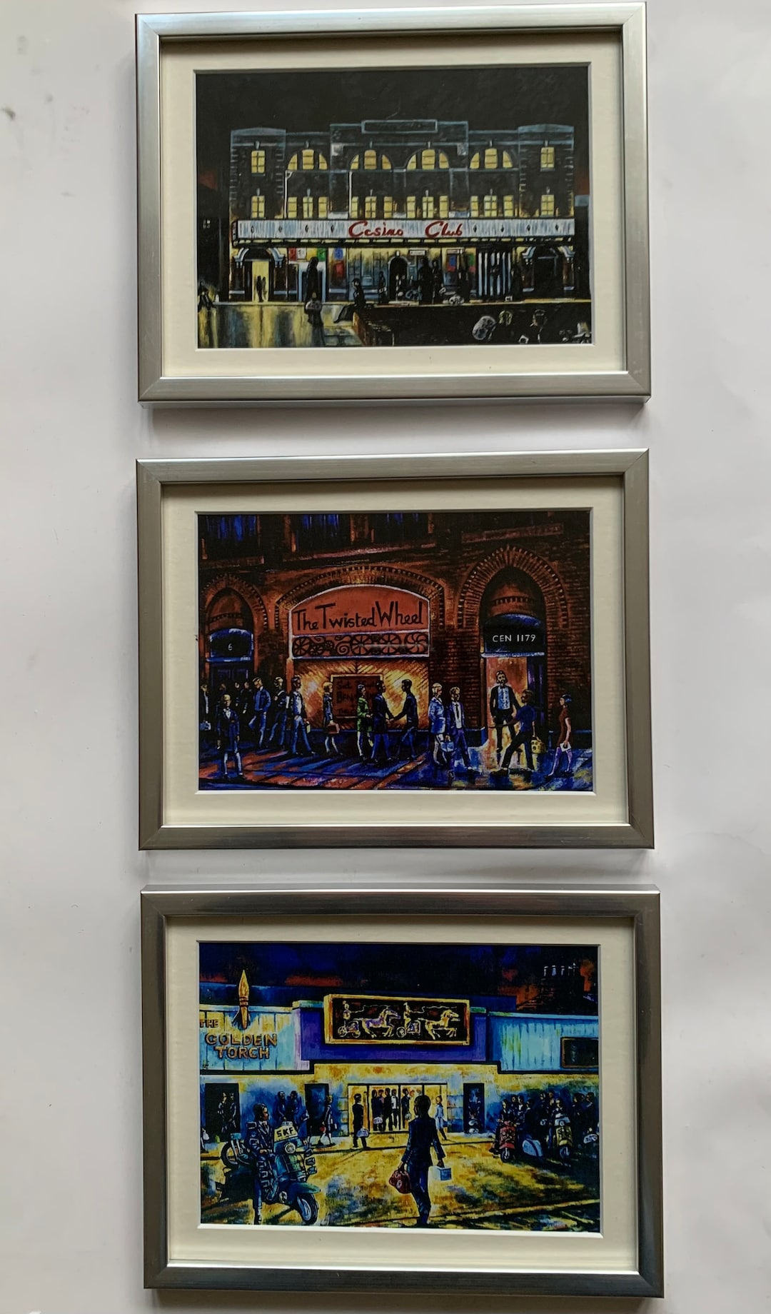 Northern Soul; Three Mounted and Framed Prints of the 3 Great Northern ...
