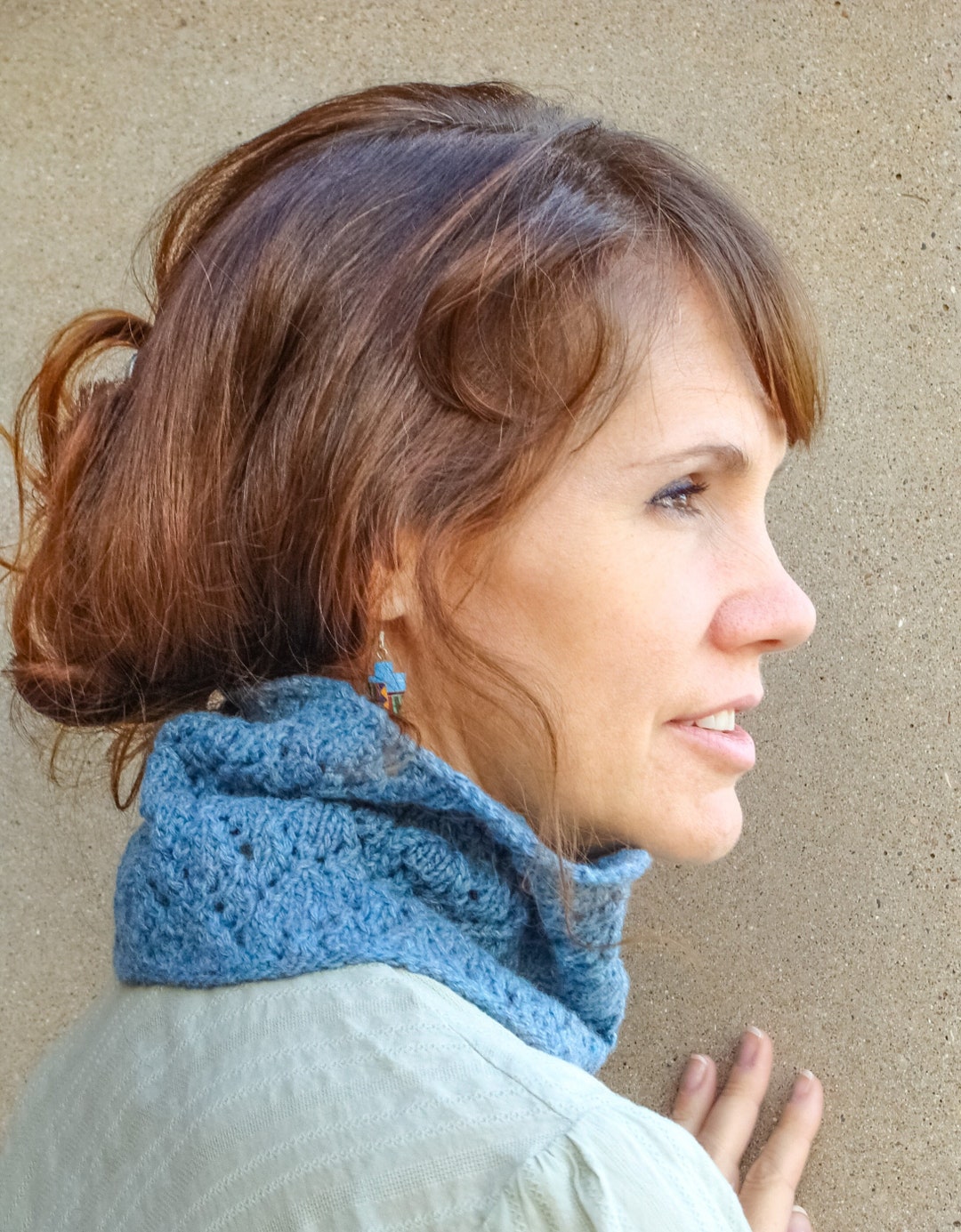 Blue Moon Cowl Lace Knitting Pattern - Etsy