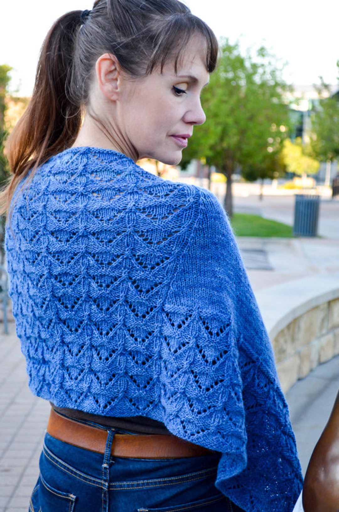 Modern Faroese Shawl Knitting Pattern (PDF Download) - Etsy