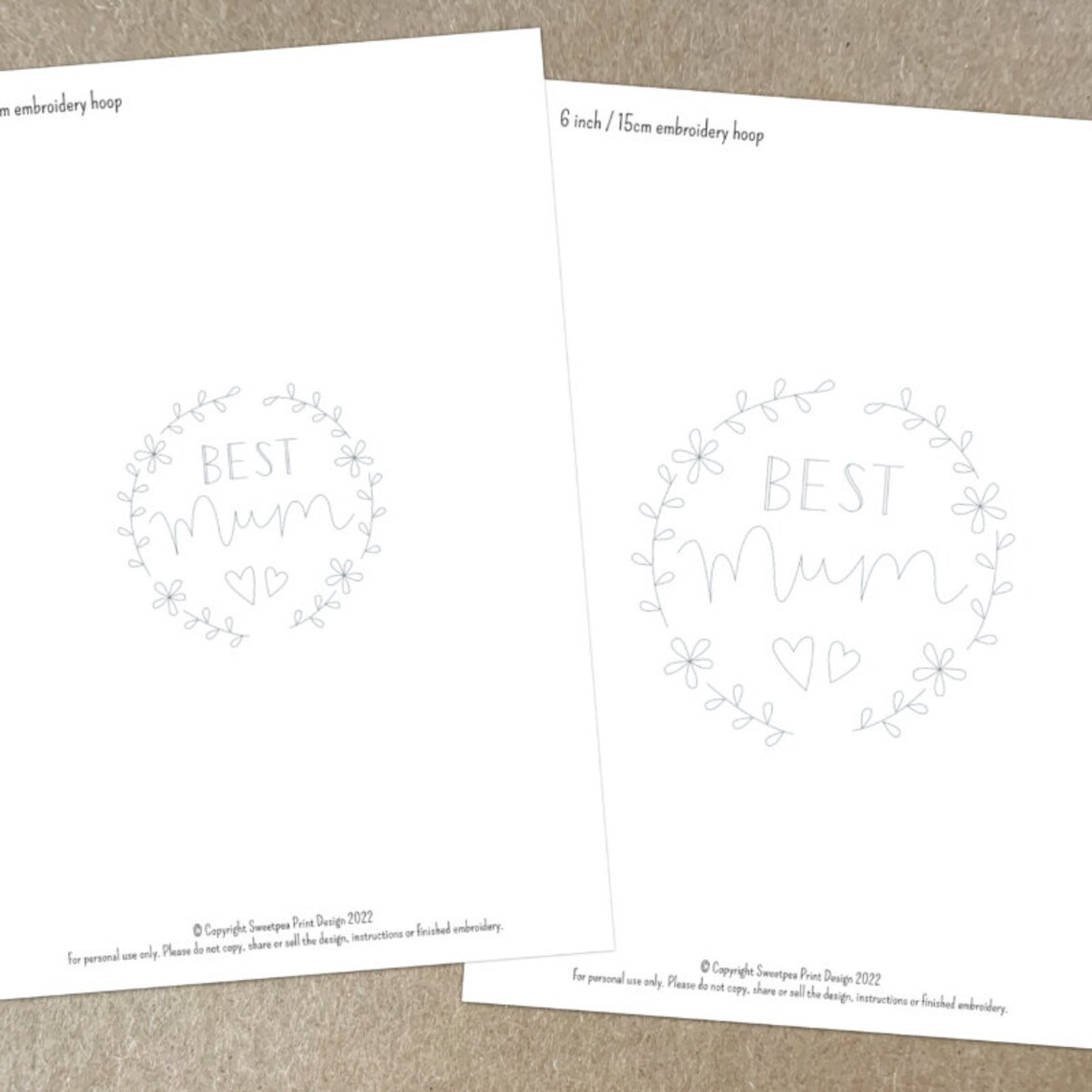 Best Mam - Embroidery Pattern PDF With Instructions | Instant Digital ...