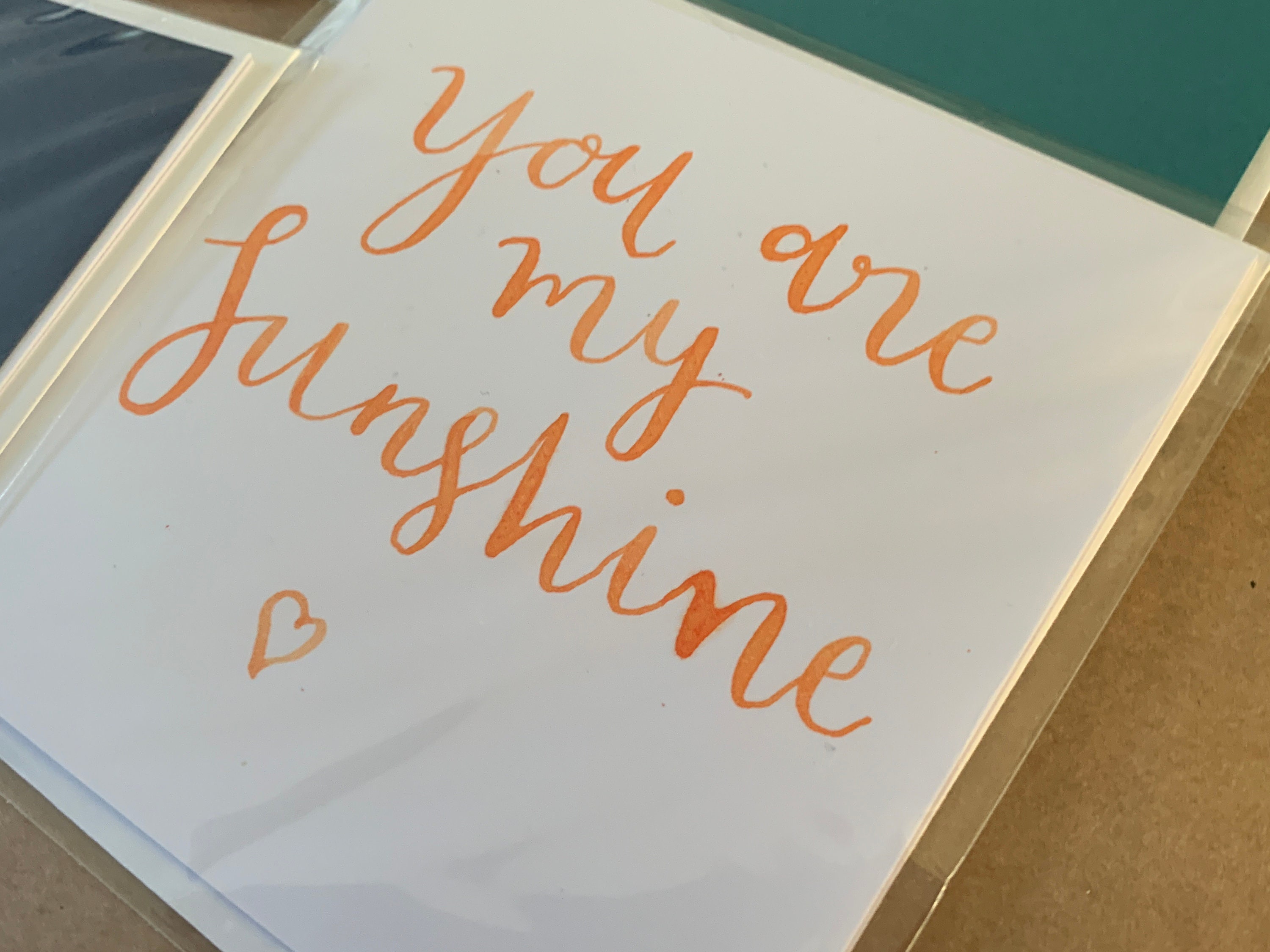 Calligraphy Card Designs