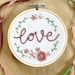 Love - Embroidery Pattern PDF With Instructions | Instant Digital ...