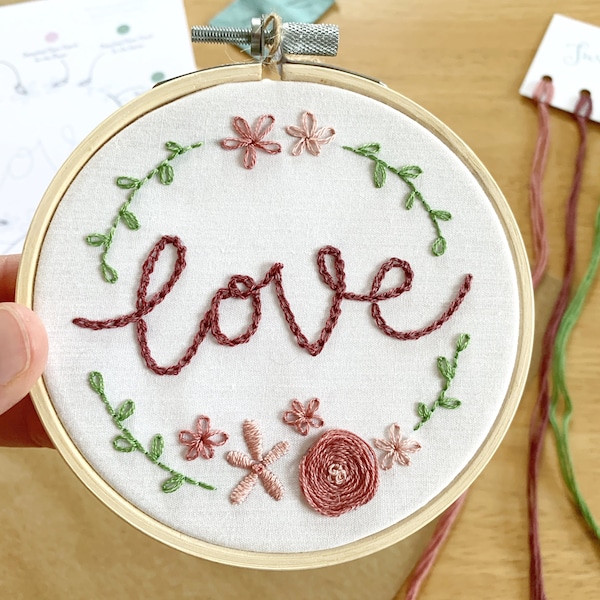 Embroidery Hoop Kit - Etsy