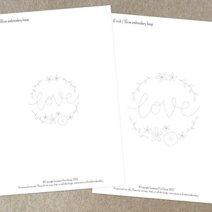 Love - Embroidery Pattern PDF With Instructions | Instant Digital ...