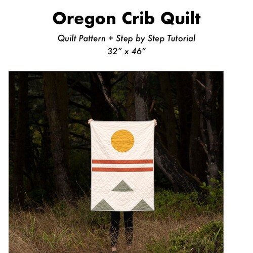 Oregon Crib Quilt Pattern Tutorial PDF - Etsy
