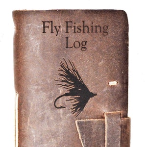 Fly Fishing Log Premium Leather Custom Engraved and Personalized as ...