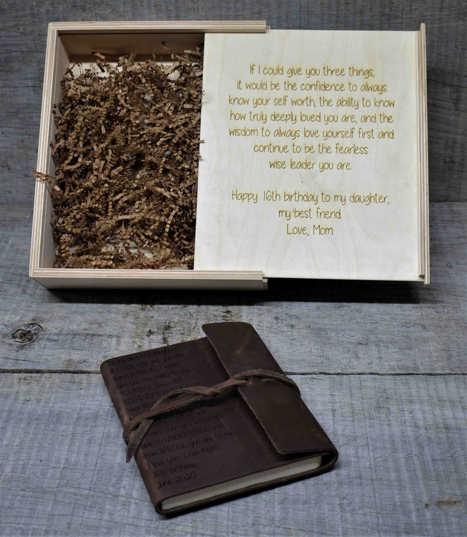 Wooden Gift Box Perfect Box for Your Journal Log or Smaller - Etsy