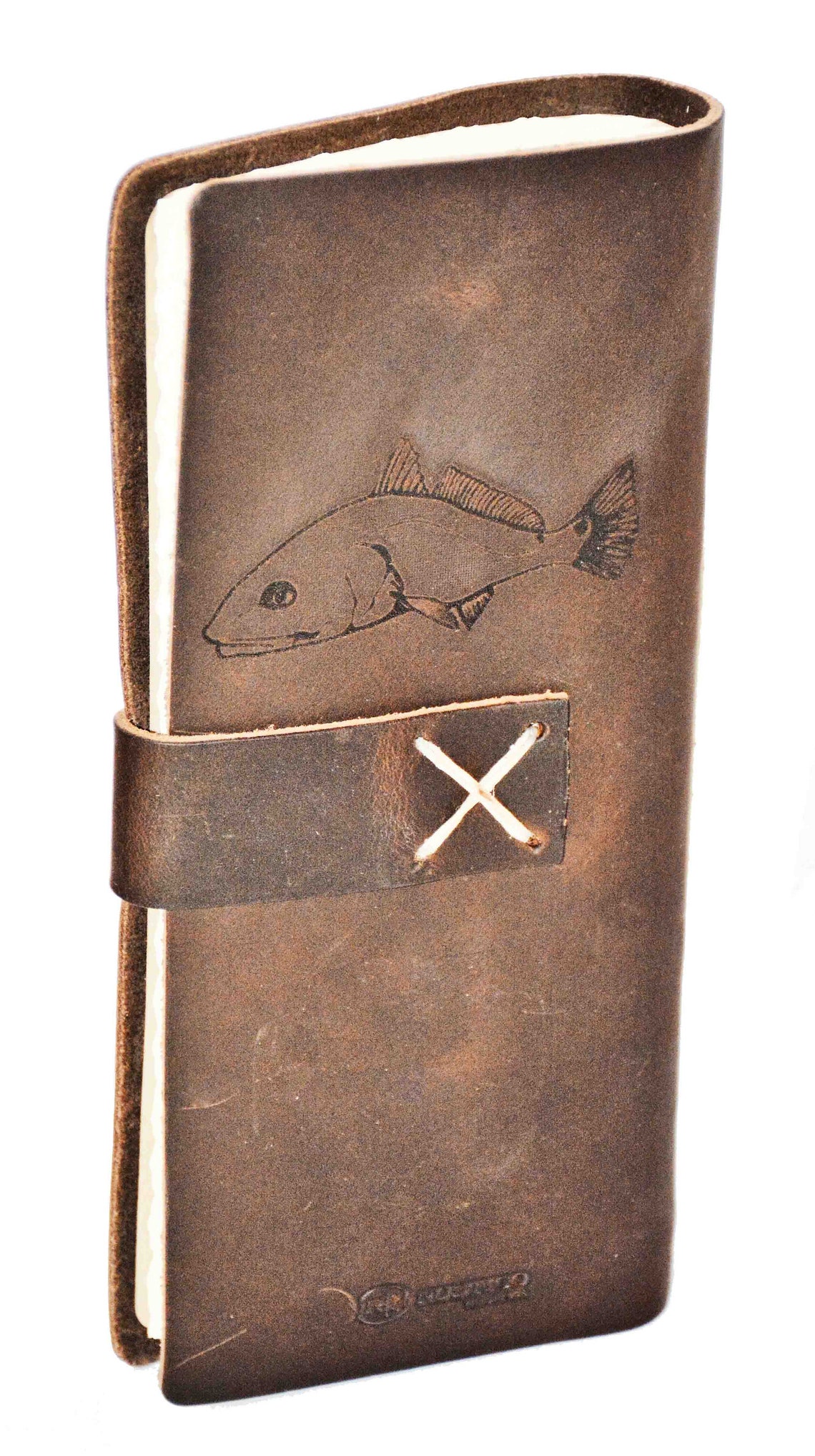 Fishing Log Premium Leather Custom Engraved and Personalized | Etsy