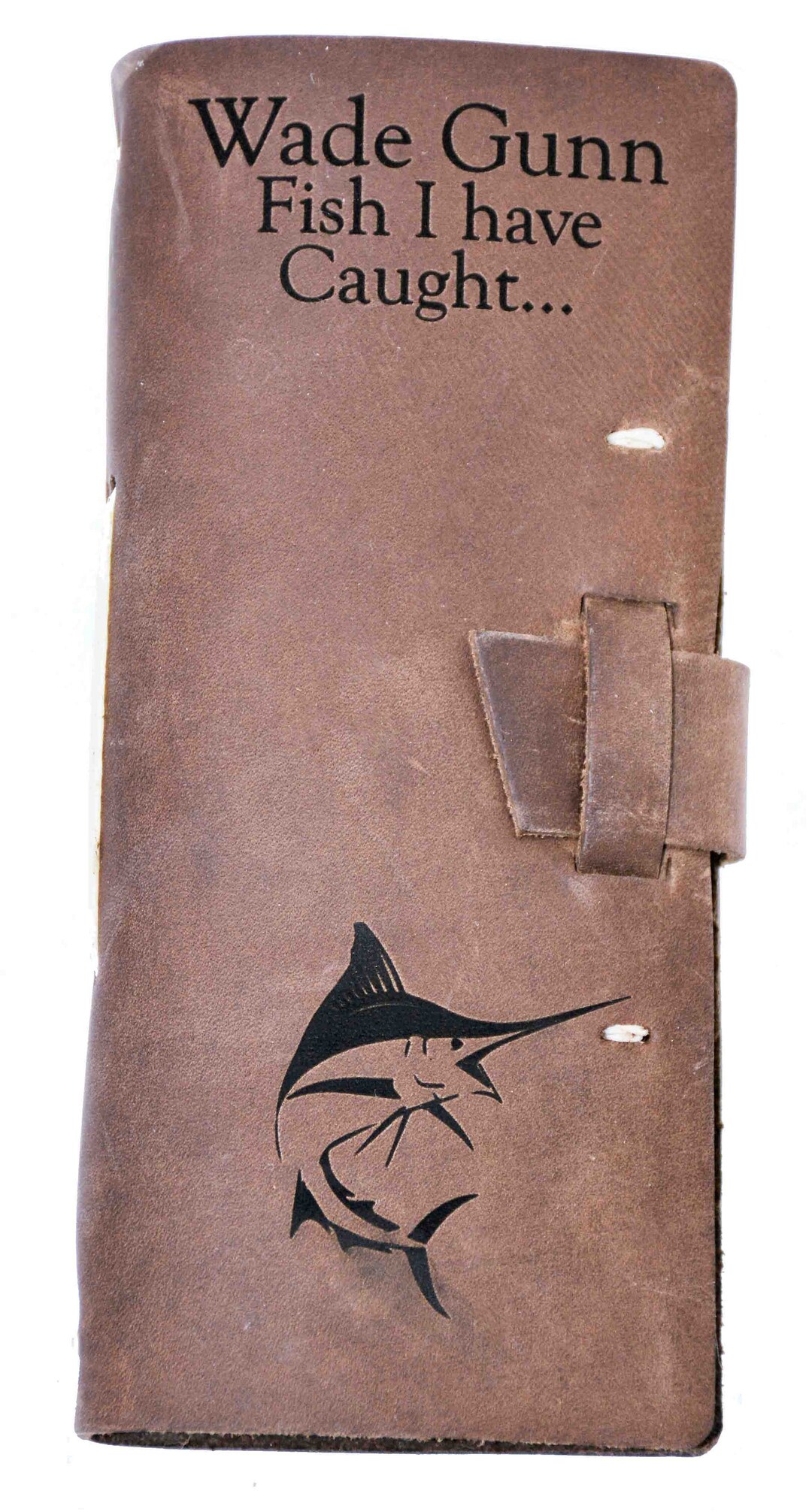 Fishing Log Premium Leather Custom Engraved and Personalized as ...