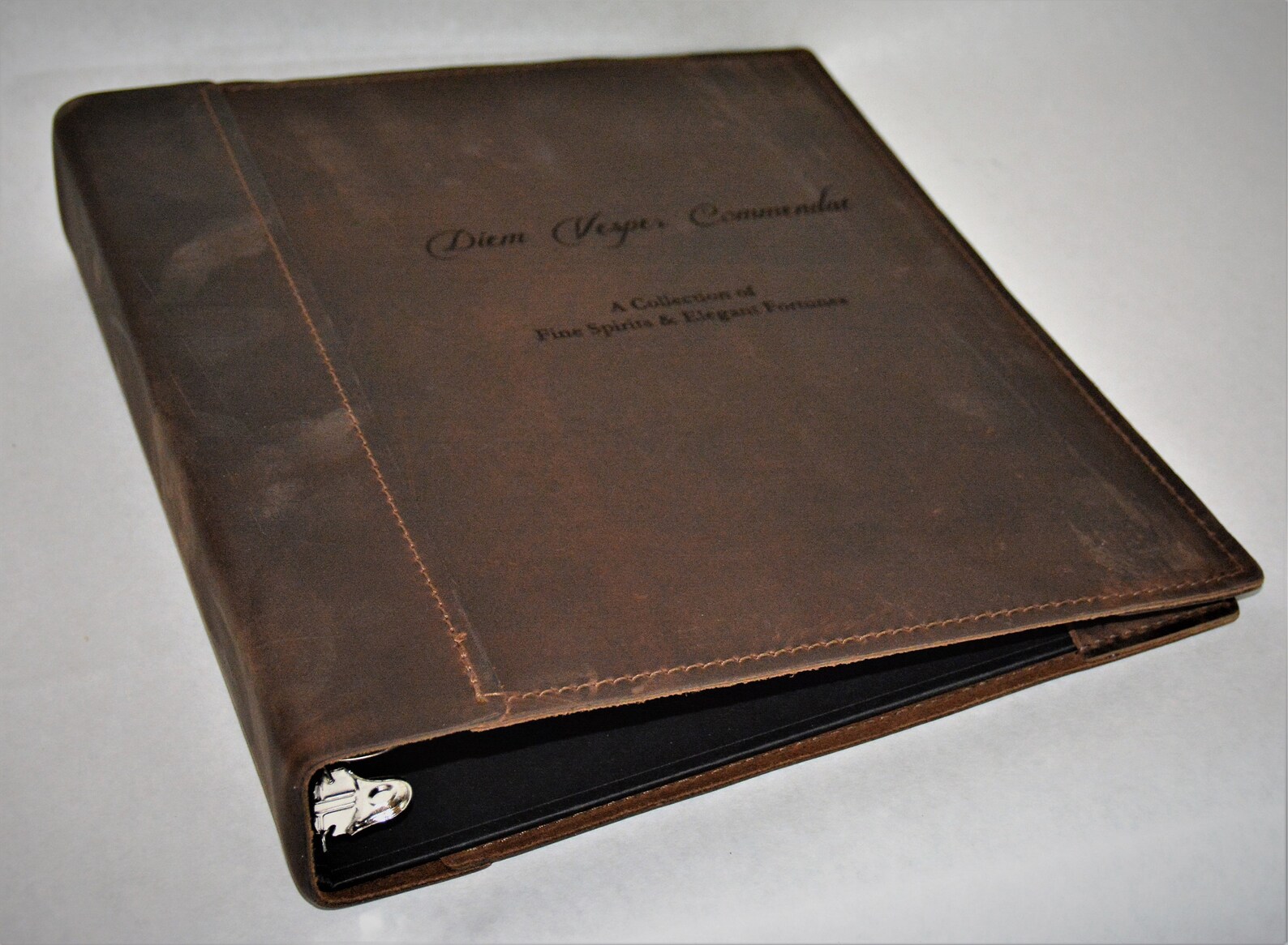 Premium Leather Binder Cover Engraved By Laser Personalized | Etsy