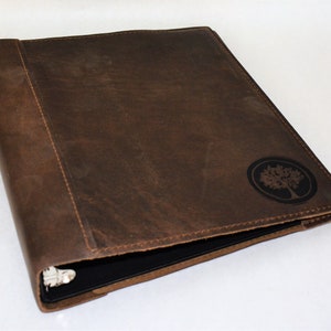Premium Leather Binder Cover Engraved by Laser Personalized Just for ...