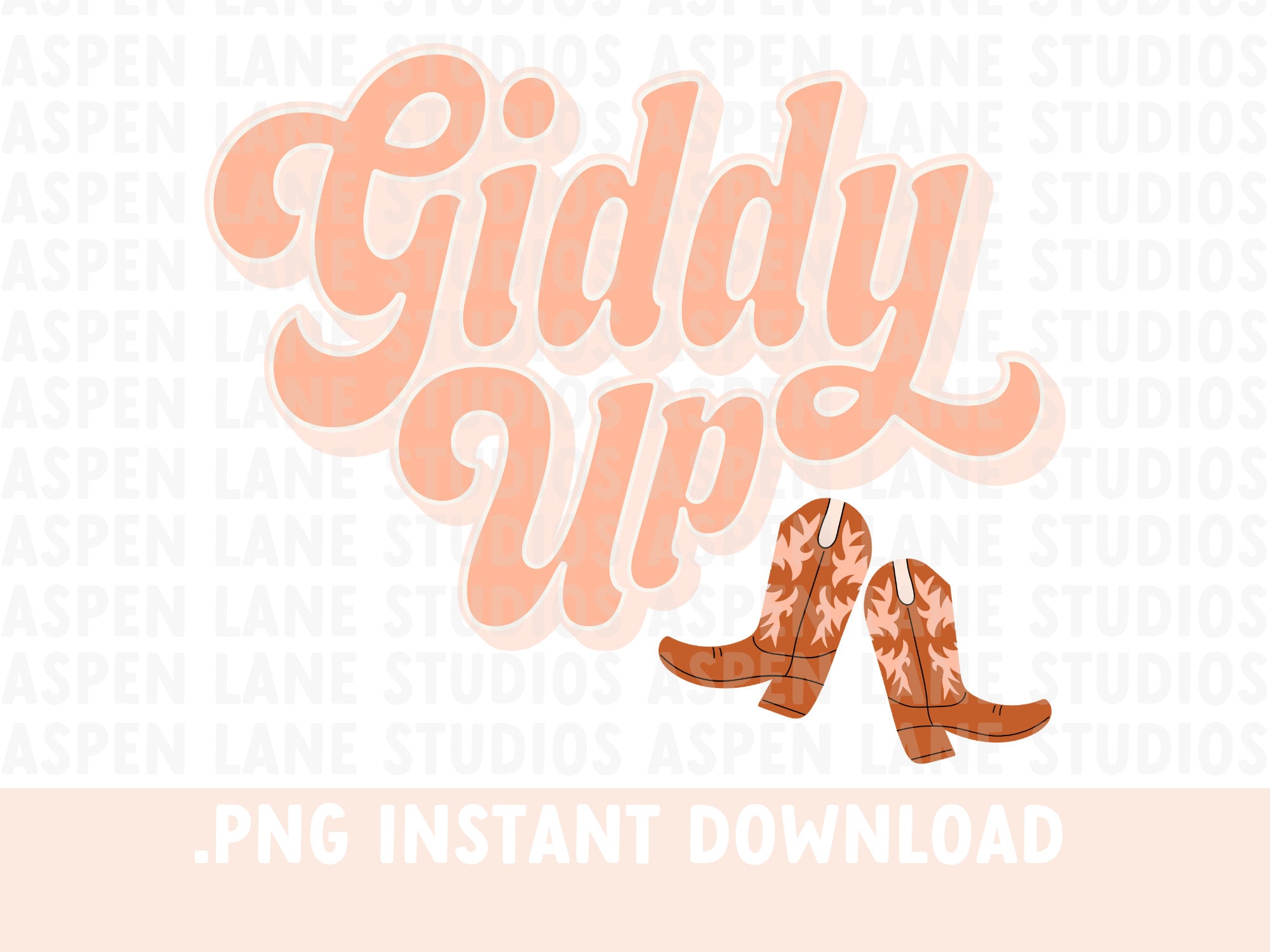 Giddy up Boots Png Western Tshirt Design Western Print on - Etsy