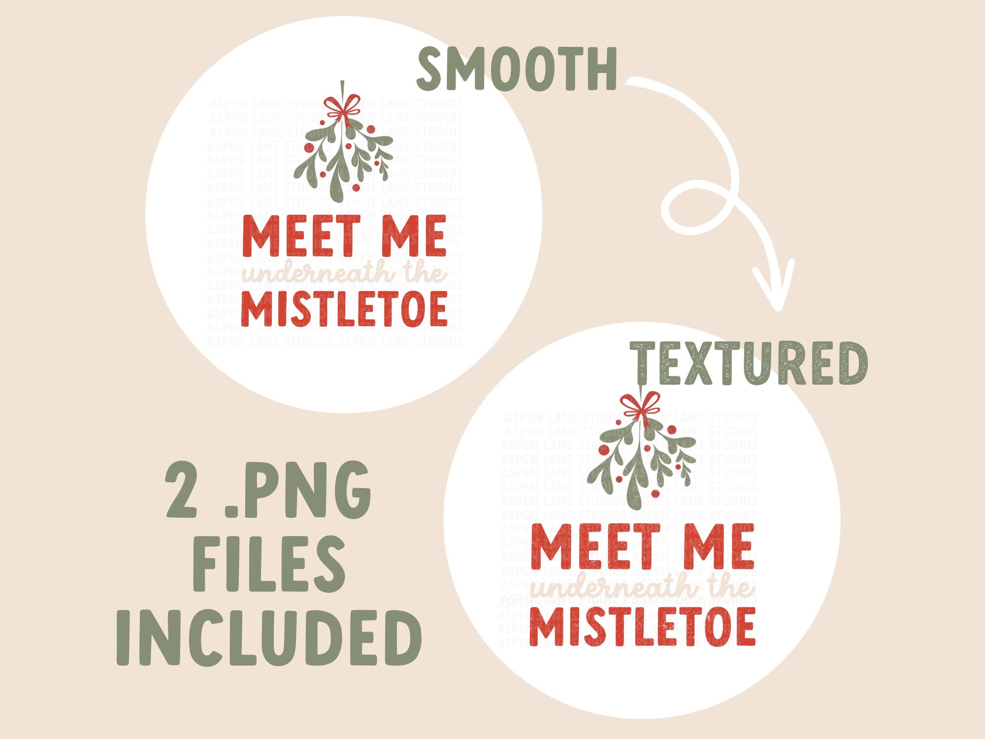 Meet Me Underneath the Mistletoe Png, Trendy Christmas Tshirt Design ...