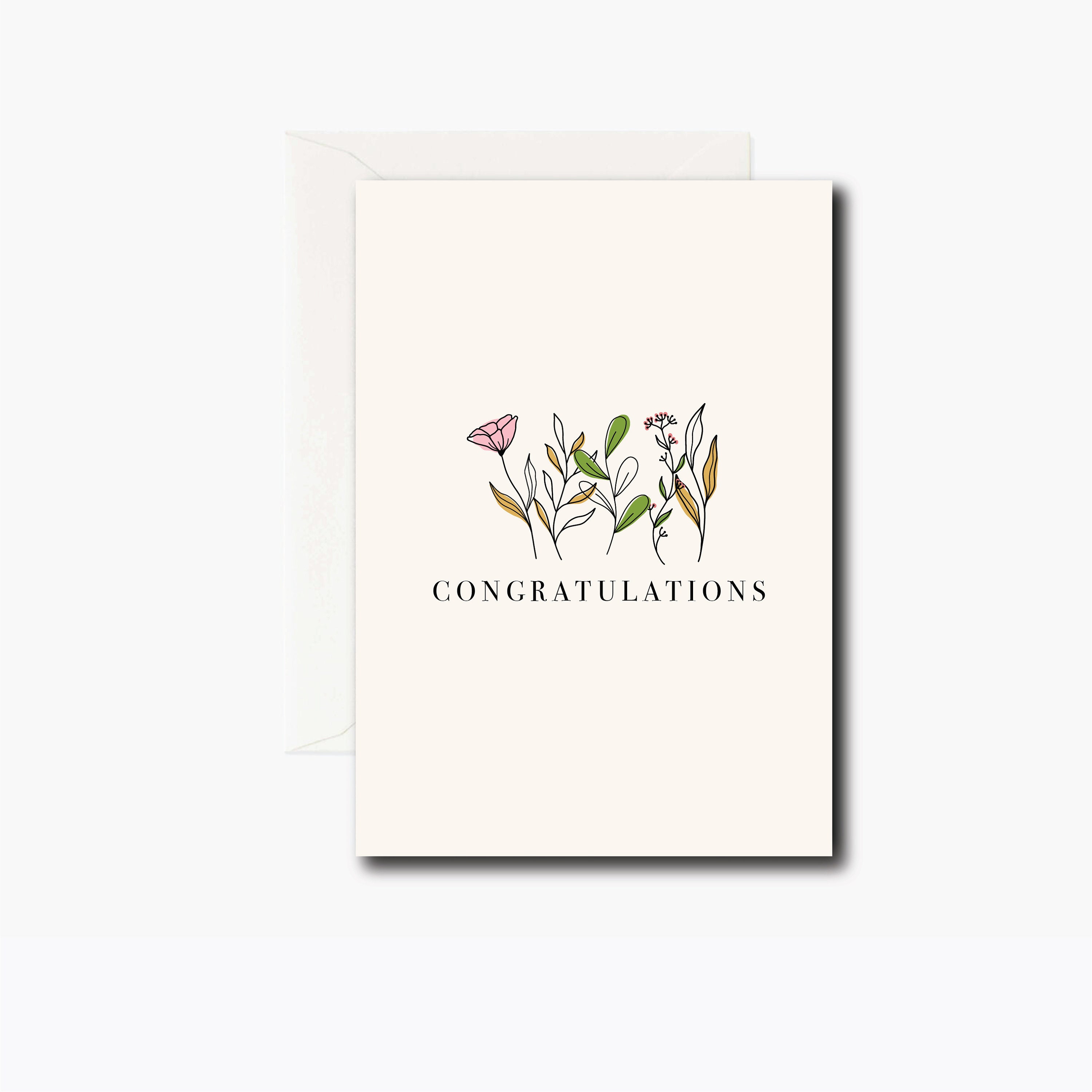 Congratulations Greeting Card | Etsy