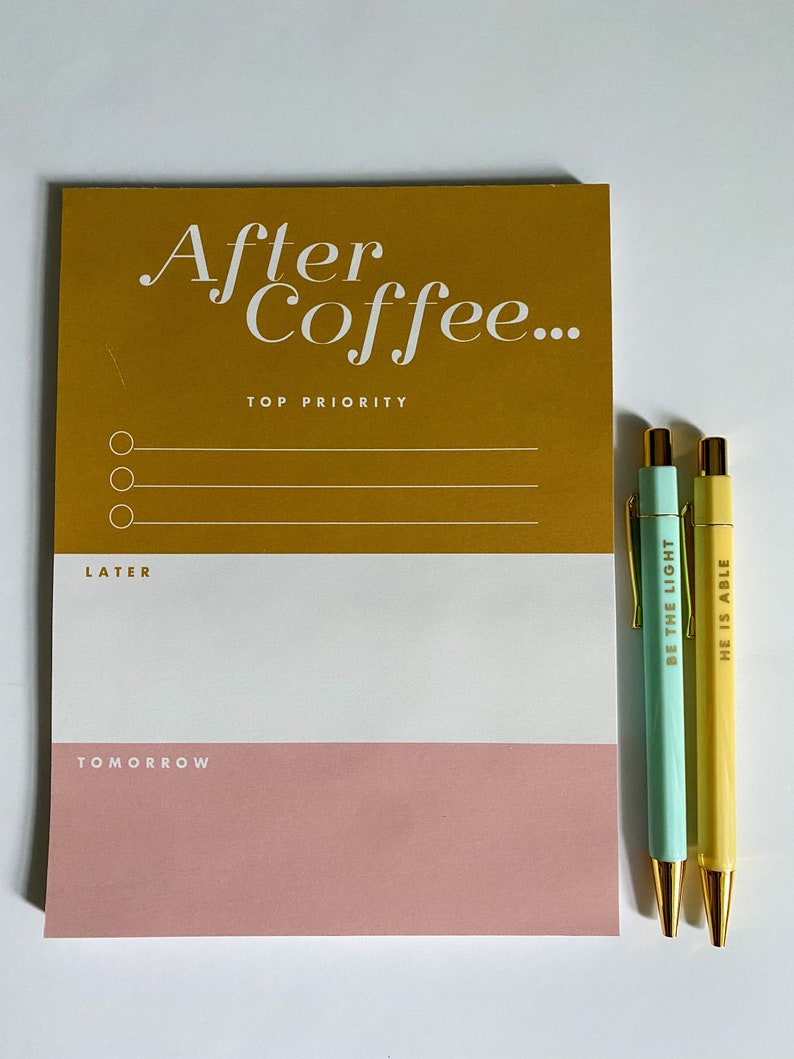 Boss Lady Notepad | Home Decor | Coffee Lover | Desk Accessories ...