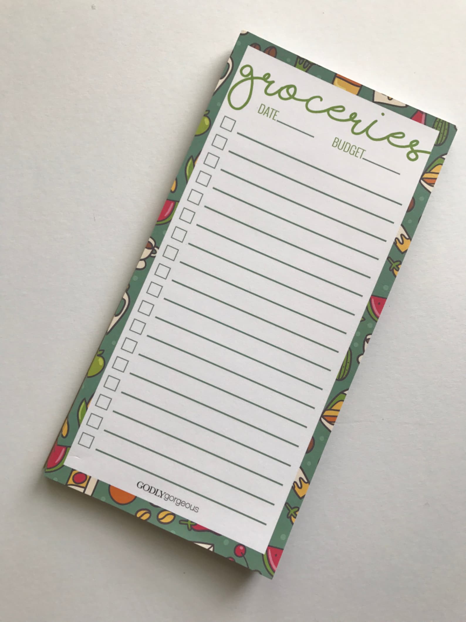 Grocery List Notepad Gift Notepad Cover Stationery | Etsy