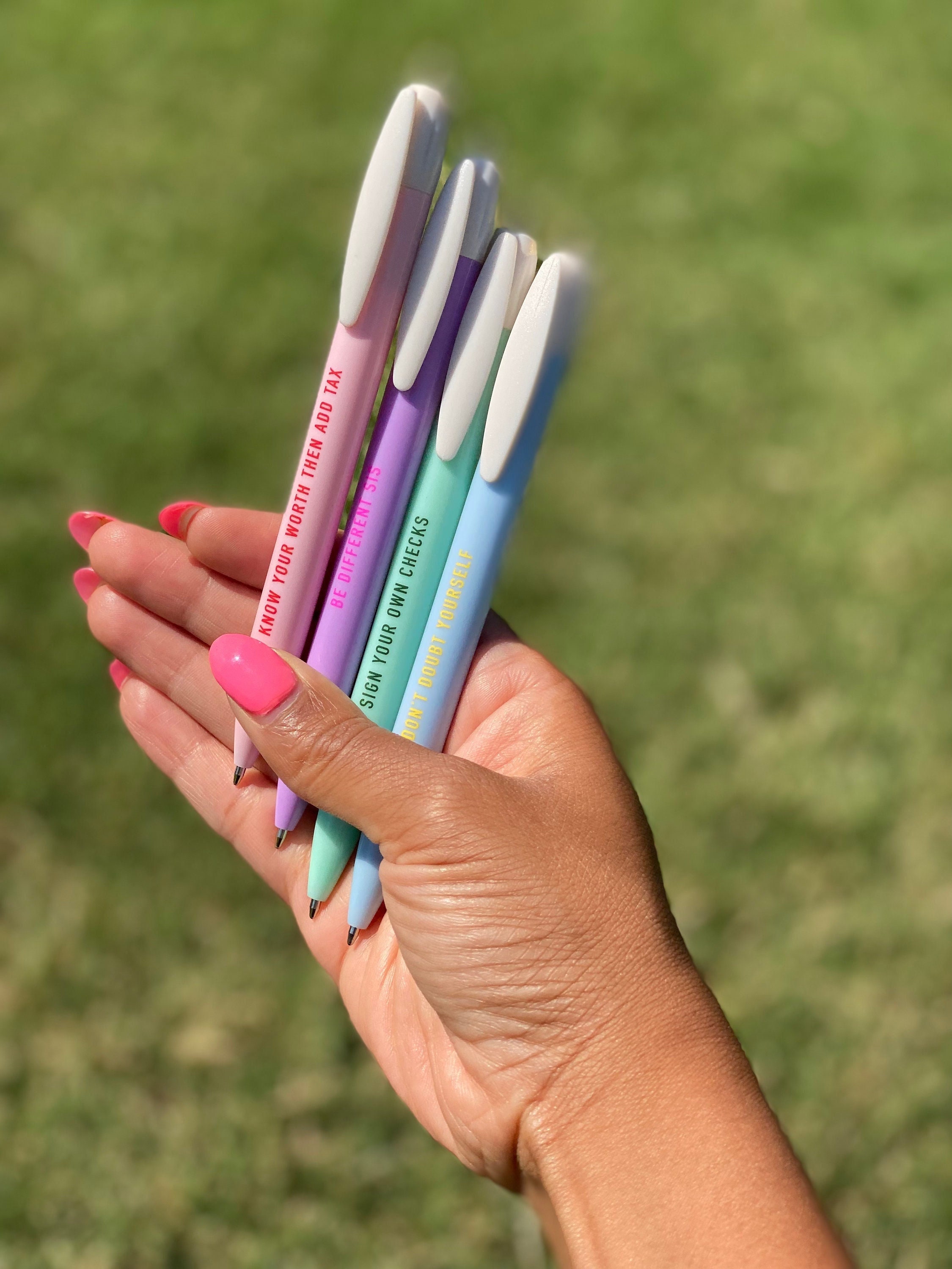 Inspirational Boss Pen Set Gold Office Decor Boss Pens - Etsy