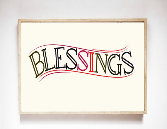 Blessings Art Print - Etsy