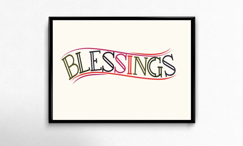 Blessings Art Print - Etsy