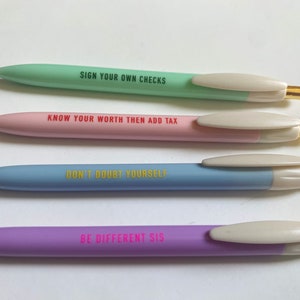 Inspirational Boss Pen Set | Gold Office Decor | Boss Pens| School ...