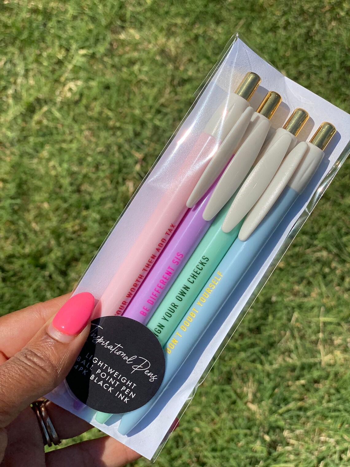 Inspirational Boss Pen Set Gold Office Decor Boss Pens - Etsy