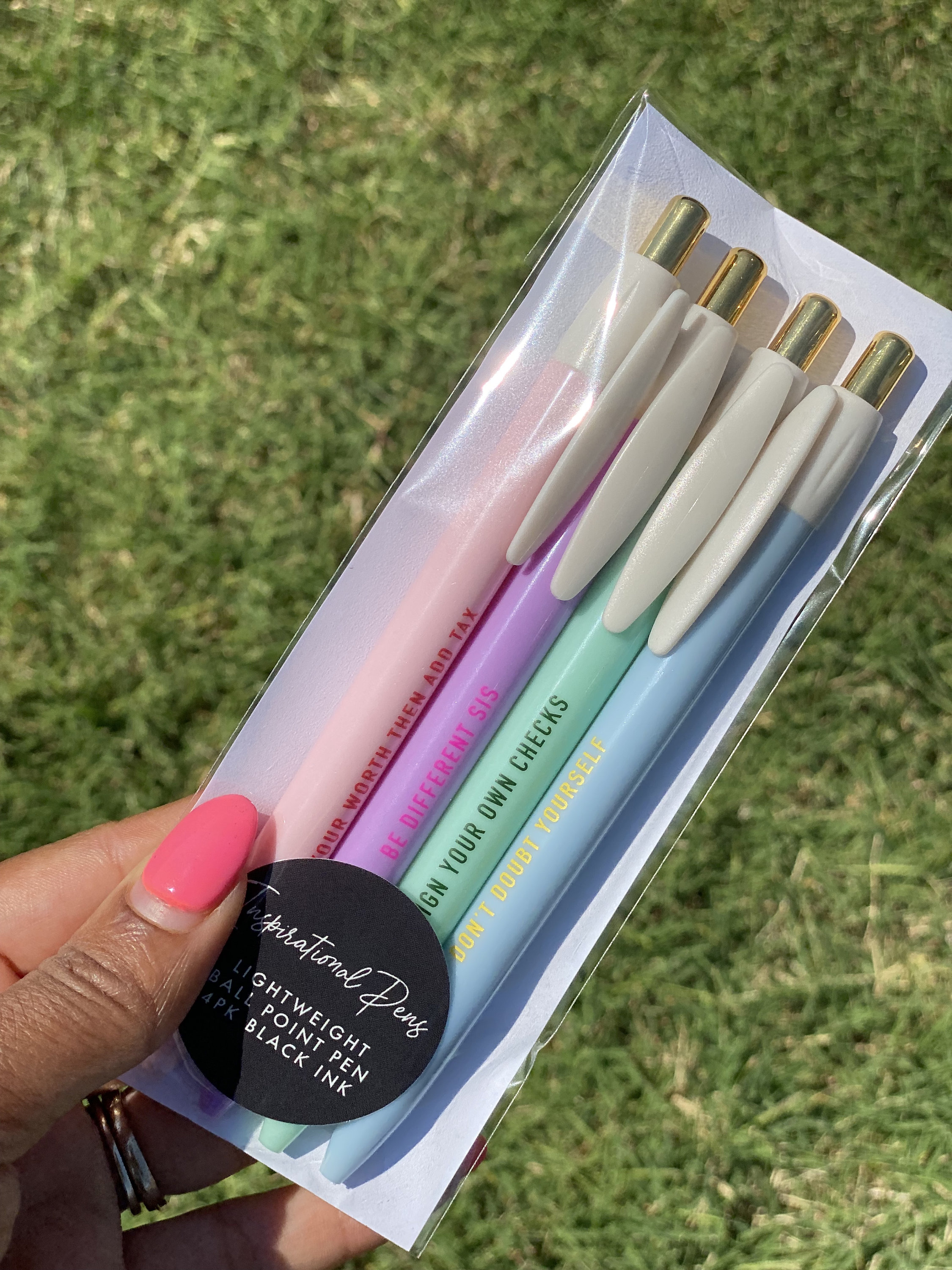 Inspirational Boss Pen Set Gold Office Decor Boss Pens - Etsy