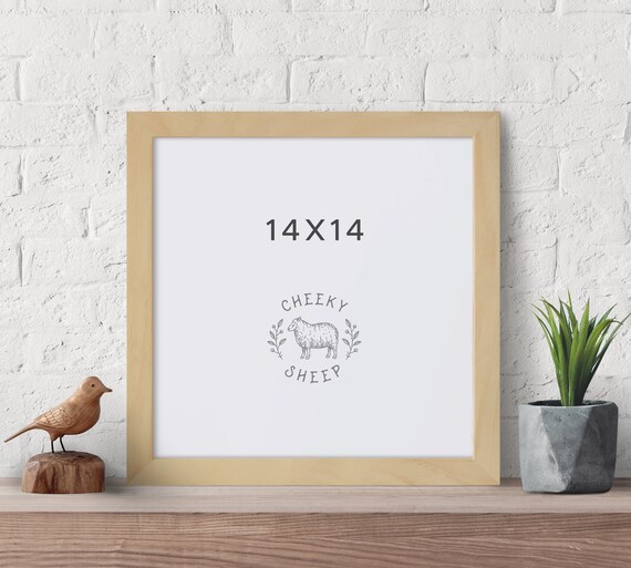 14x14 Picture Frame Square Frame Scrapbook Frame Art Frame - Etsy