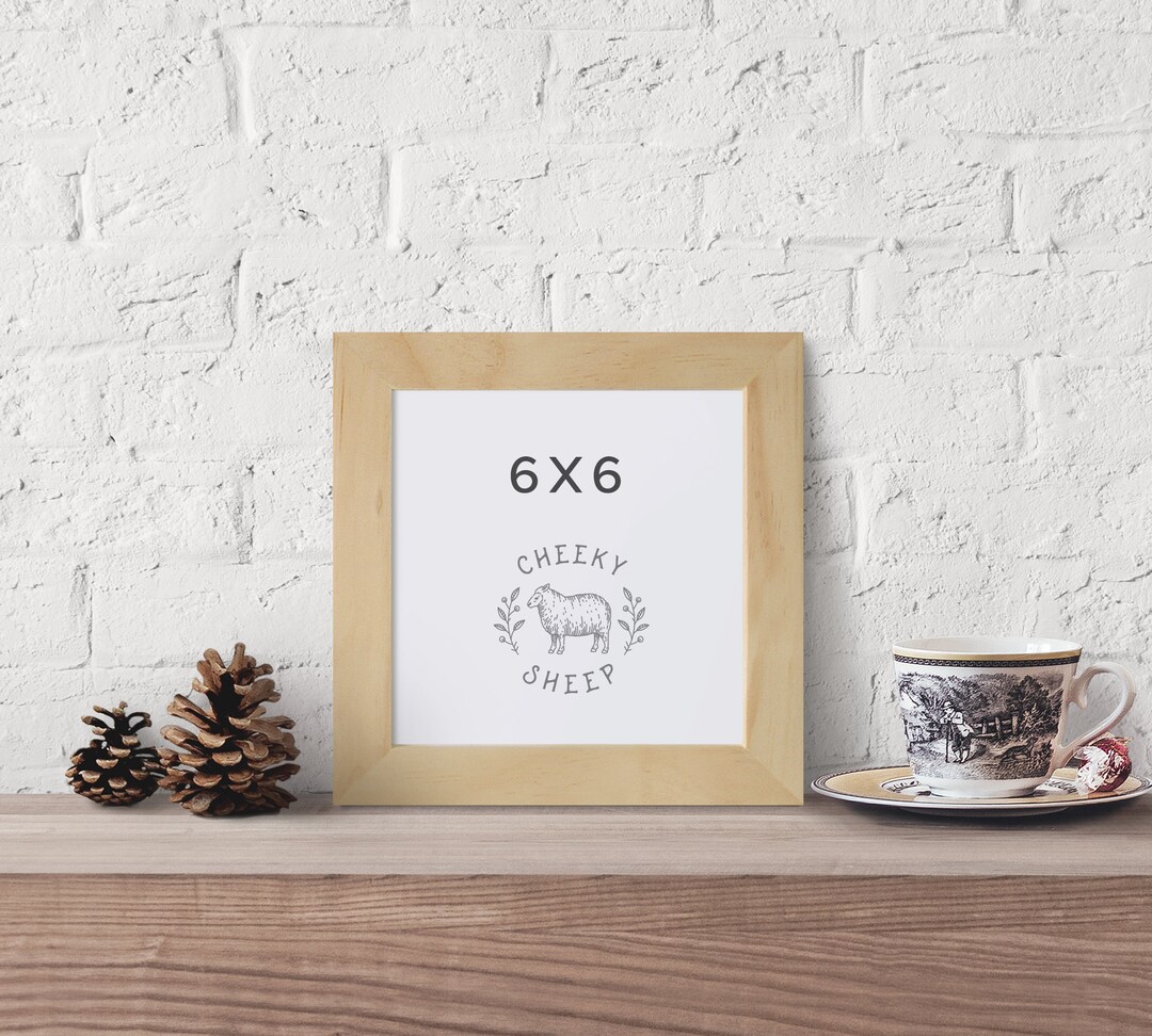 6x6 Picture Frame 6x6 Frame Wedding Table Display Frame Craft Frame ...