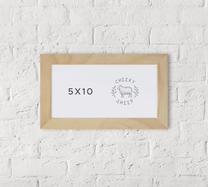 5x10 Picture Frame Art Frame Panoramic Photo Frame Long - Etsy