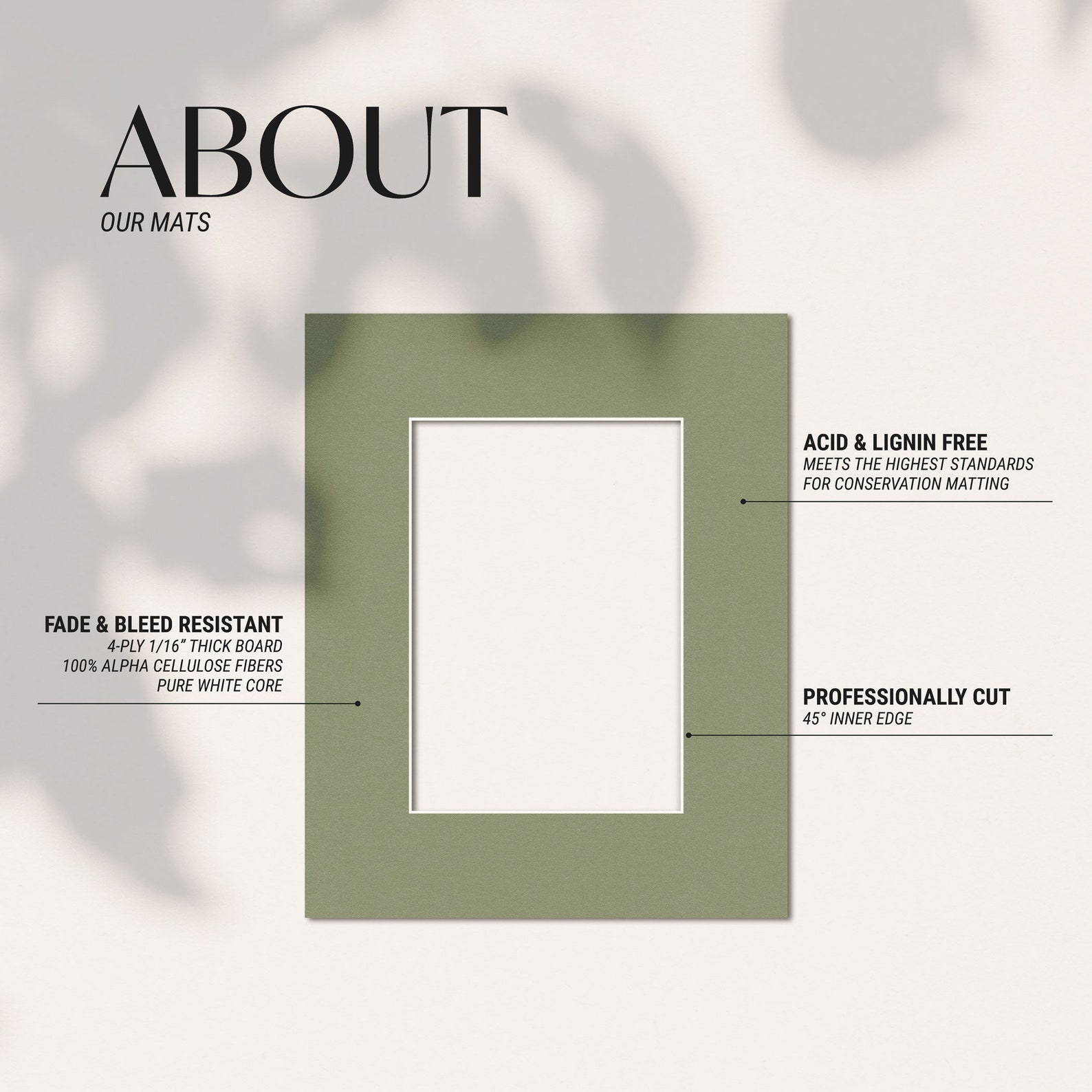 Oval / Circle Opening | 9x12 Custom Cut Single Matboard, Picture Frame ...