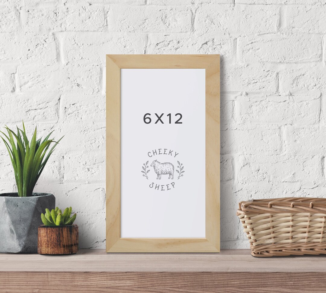 6x12 Picture Frame Wood Frame Art Frames Home Decor Picture Frame ...
