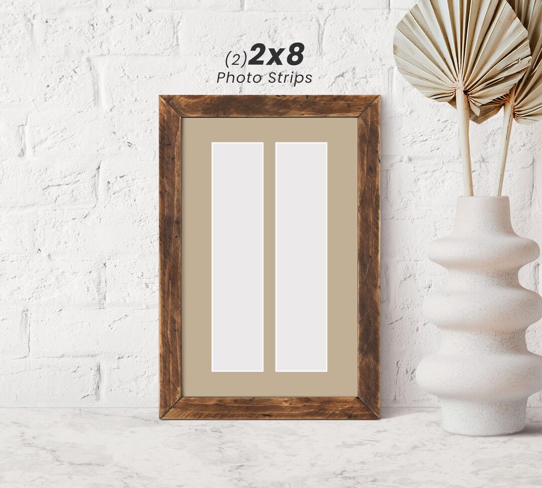 Farmhouse 2x8 Photo Booth (6.5 X 10 Frame) Fits (2) 2x8 Photo Booth ...