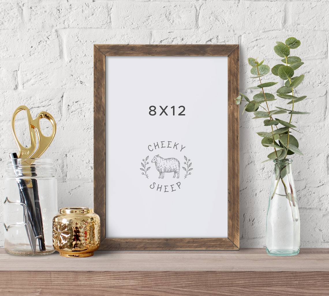 Farmhouse 8x12 Picture Frame Photo Frame Poster Frame Rustic - Etsy