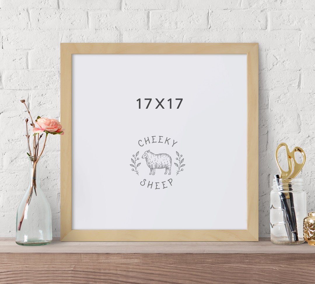 17x17 Picture Frame, Square Frame, Art Print Frame, Art Frames, Photo ...