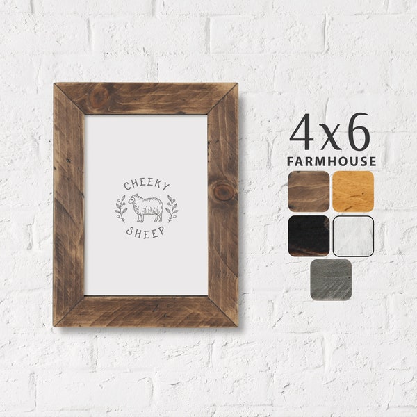 Rustic Farmhouse Picture Frame - Etsy