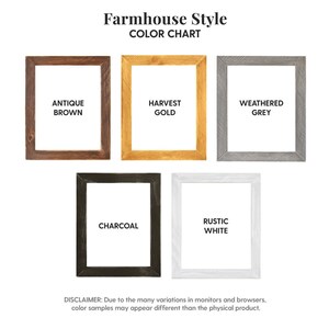 7x9 Farmhouse Picture Frame, Antique Wood Frame, Farmhouse Decor ...