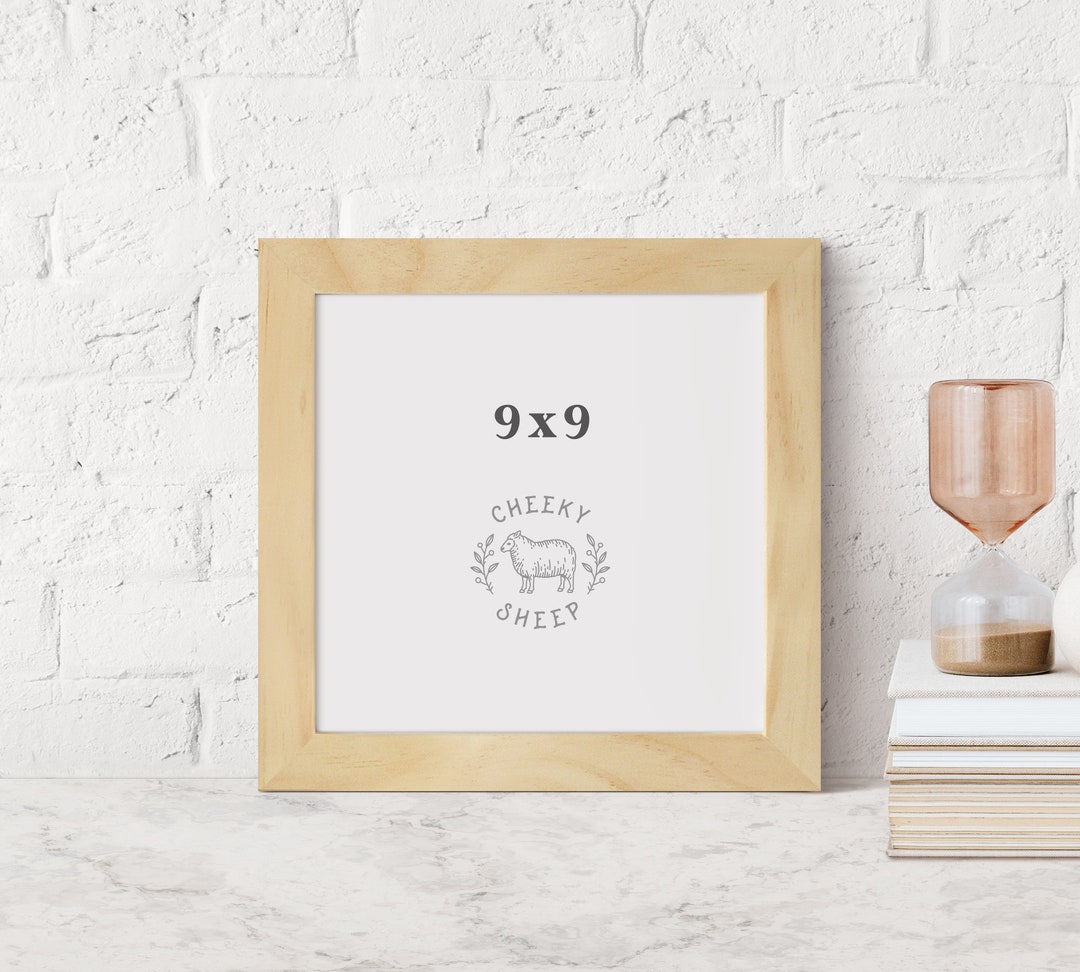 9x9 Picture Frame Cross Stitch Frame Square Picture Frame Art Print ...