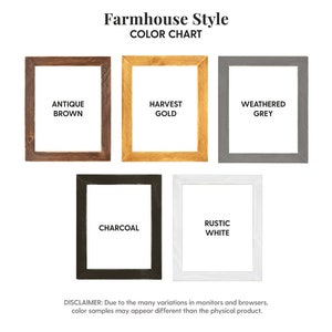 Rustic Farmhouse 20x30 POSTER Frame NO GLASS Rustic Wood Poster Frame ...