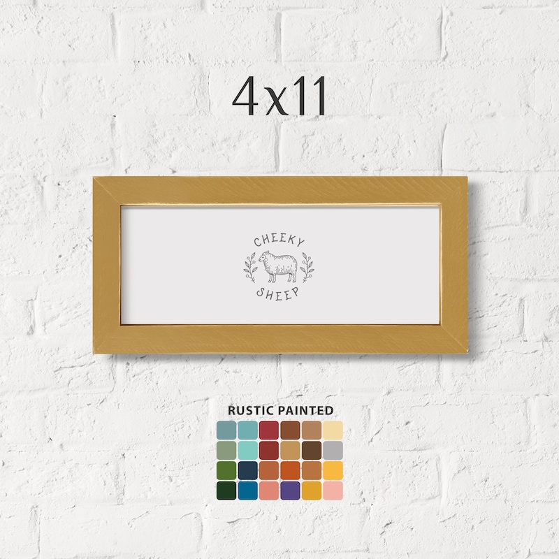 4x11 Picture Frame - Etsy