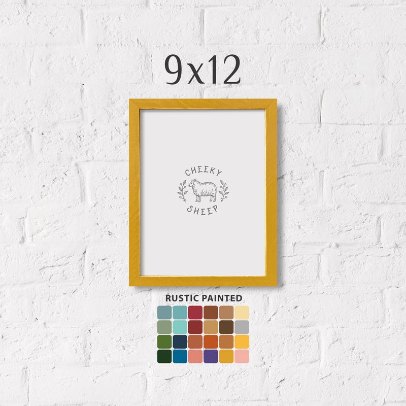 9x12 Grey Picture Frame - Etsy